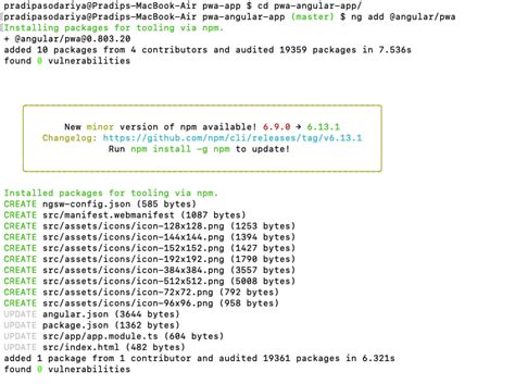 progressive web apps pwas with angular step by step guide by pradip
