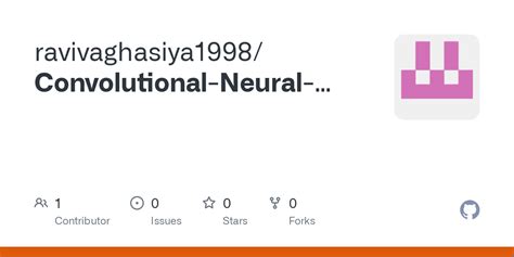 GitHub Ravivaghasiya Convolutional Neural Network