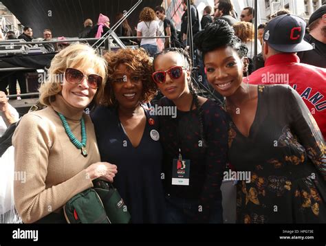 Womens March In Los Angeles California Featuring Jane Fonda Alfre Woodard Kerry Washington