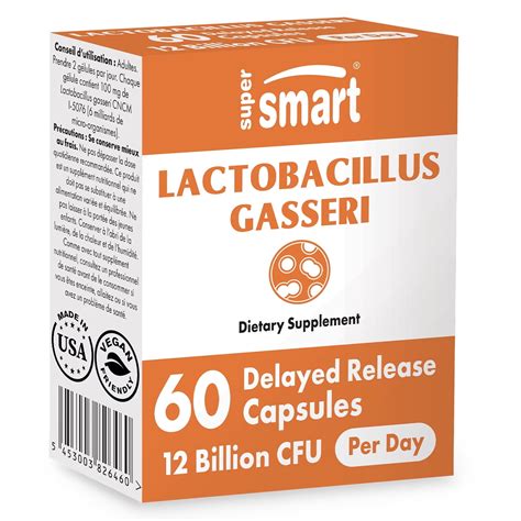 Supersmart Lactobacillus Gasseri 12 Billion Cfu Probiotic Non Gmo