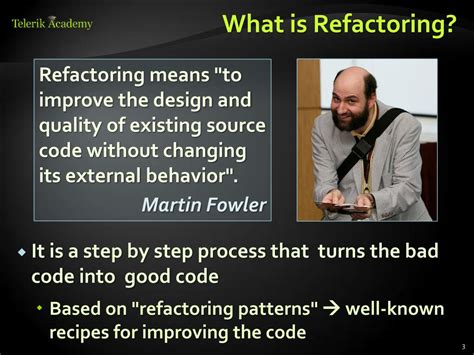 Ppt Refactoring Improving The Quality Of Existing Code Powerpoint Presentation Id2245632