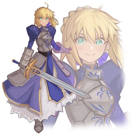 Artoria Pendragon And Saber Fate And More Drawn By Kore Kore Danbooru