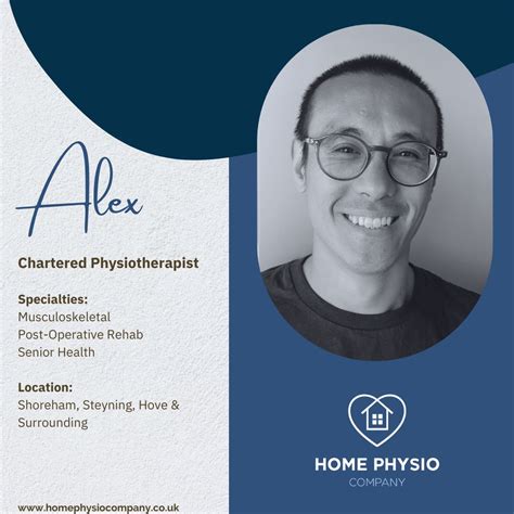 Meet Our Team 💥 Alex Is A Specialist Msk Orthopaedic Physiotherapist