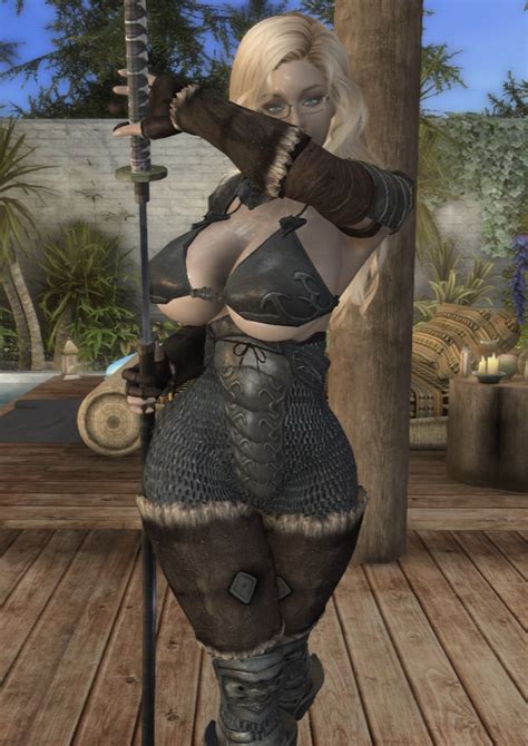 Rule 34 Armor Big Ass Big Breasts Bikini Armor Blonde Hair Blue Eyes Dommy Mommy Elf Orc