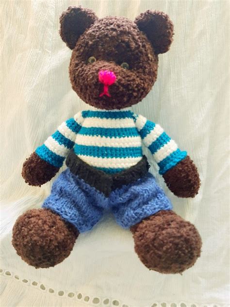 Мишка вязаный крючком | Teddy bear, Bear, Teddy