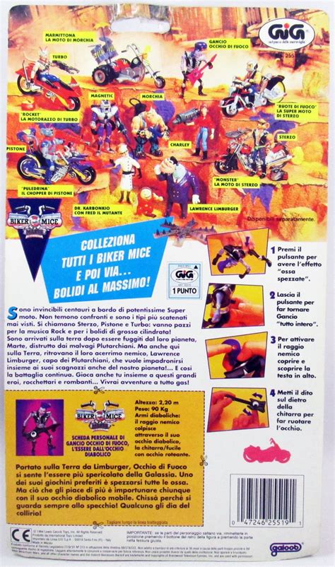 Biker Mice From Mars Evil Eye Weevil Occhio Di Fuoco Galoob Gig