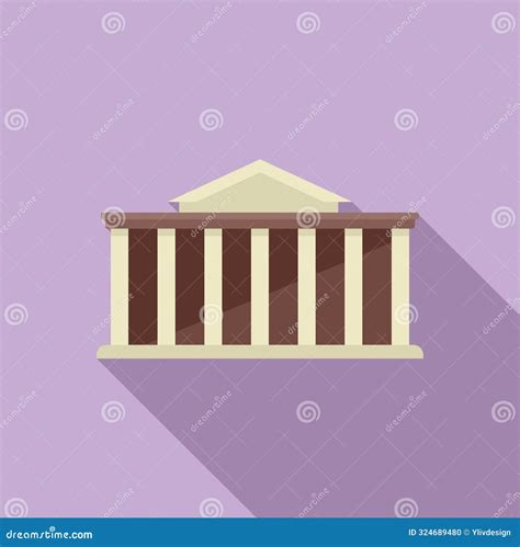 Parliament Building Showing Classic Architecture With Columns Stock Illustration Illustration