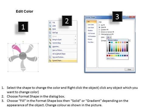 Statistical Analysis Of Circular Chart 5 Steps Ppt Outline For Business Plan Powerpoint Slides