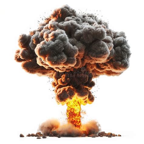 A Cataclysmic Nuclear Explosion With A Colossal Mushroom Cloud Bright
