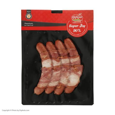 قیمت و خرید سوسیس 90 درصد گوشت به همراه بیکن سولیکو 300 گرم