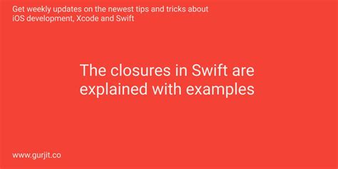 Gurjit Singh On Linkedin Swiftlang Ios Apple Closures Iosdev