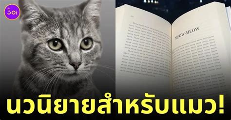 ชาวเน็ตแห่แชร์ภาพนวนิยาย Meow โดย Sam Austen นิยายสำหรับแมว สำนวน