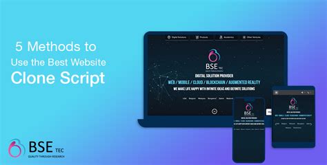 Methods To Use The Best Website Clone Script BSEtec