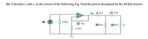 Solved Q Calculate Ix And V In The Circuit Of The Chegg