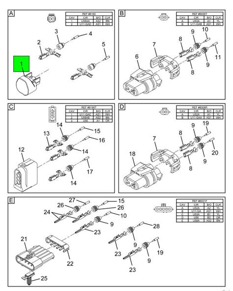 3600049c1 Navistar International 2 Way Sealed Female Connector Body