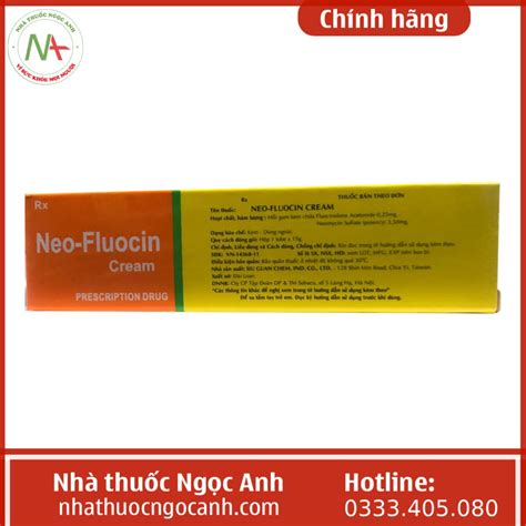Thuốc Bôi Da Neo Fluocin Cream 15g Giá Bao Nhiêu Mua ở đâu