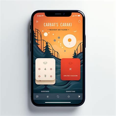 Premium AI Image Mobile App Layout Design Of Credit Card Rewards Tracker Interactive And