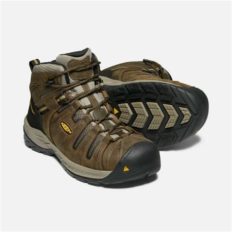 Keen Mens Flint Ii Mid Steel Toe Work Safety Boots 1023228 Ebay