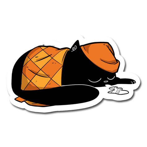 Naklejka Jesień Spanko Molom