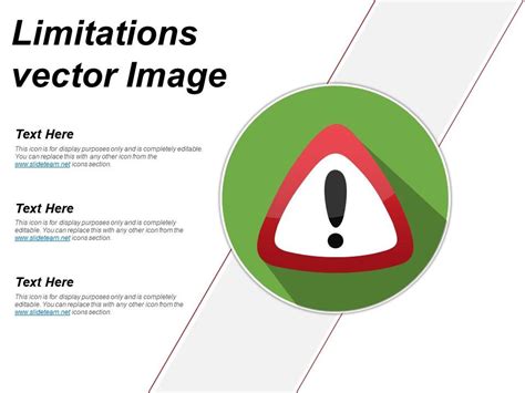Limitations Vector Image Ppt Infographics Powerpoint Shapes