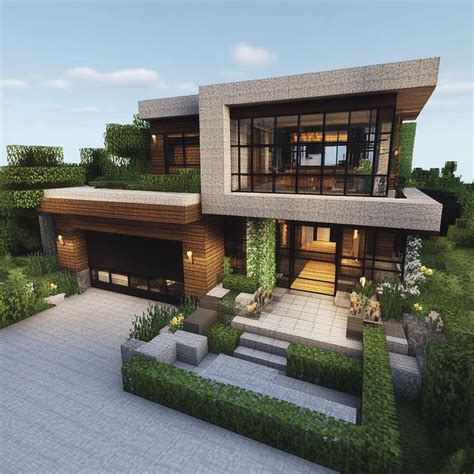 Modern And Minimalist House Architecture Design Minecraft House