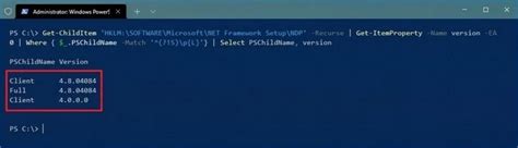 Comment Vérifier La Version De Net Framework Sur Windows 10