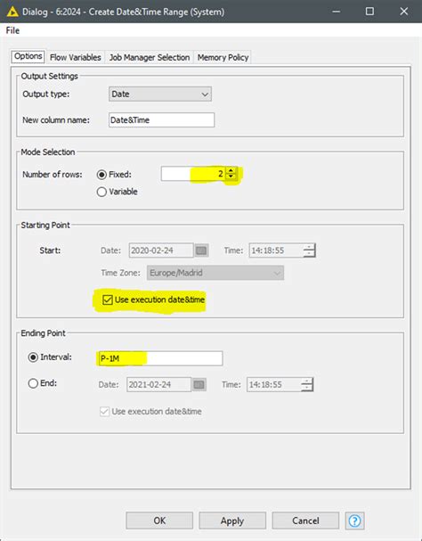 get previous month and year variable expression knime analytics