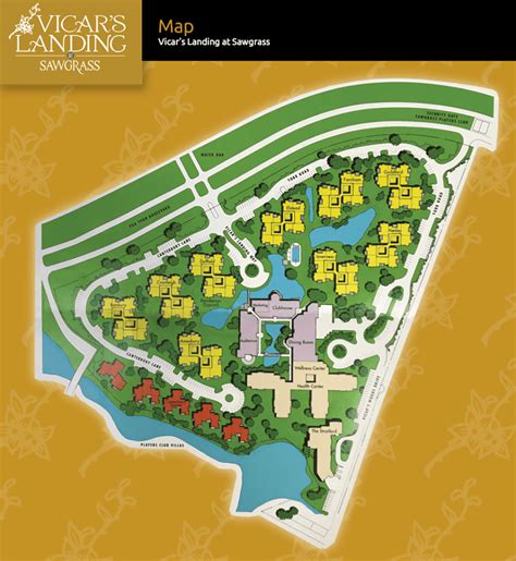 Sawgrass Map Vicars Landing