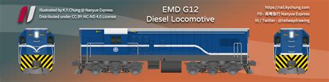 Tra Emd G12 Diesel Locomotive Early Livery Nanyue Express