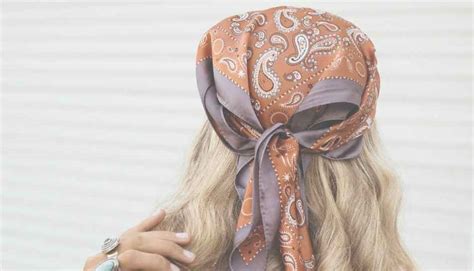 Pin Up Hair Down With Bandana
