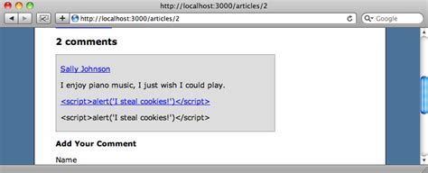 204 Xss Protection In Rails 3 Railscasts