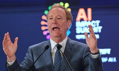 India Among Microsofts Largest Ai Investment Destinations Brad Smith