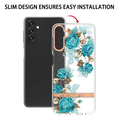 For Samsung Galaxy A34 5g Flowers And Plants Series Imd Tpu Phone Case
