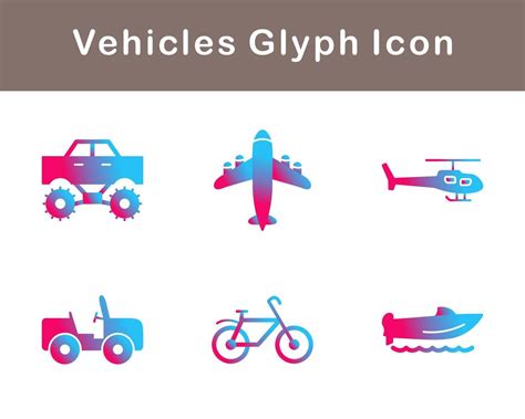Vehicles Vector Icon Set 20646787 Vector Art At Vecteezy