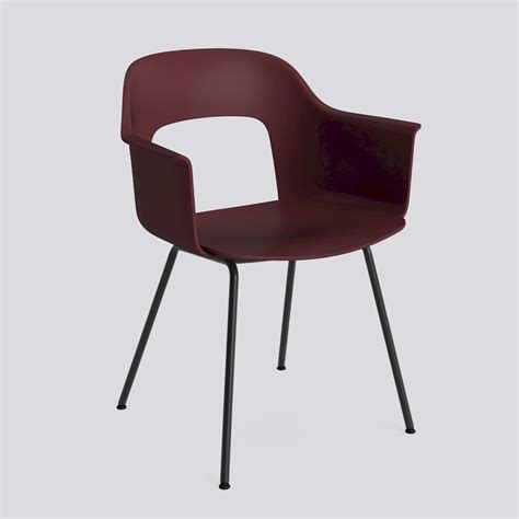 Layout Armchair 211 Black Powder Coated Steel 4 Leg Base Standard