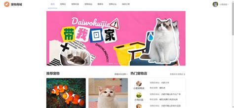 宠物商城 Java项目网