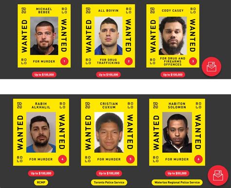Canadian Toronto Police Alongside Crime Stoppers And The Bolo Program Have Announced An