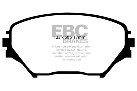 Ebc 01 03 Toyota Rav 4 20 Ultimax2 Front Brake Pads Airprecleaner
