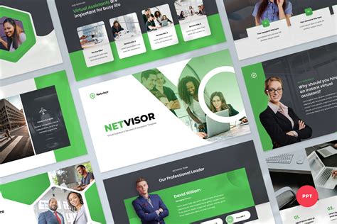 Virtual Assistant And Secretary Presentation Powerpoint Template