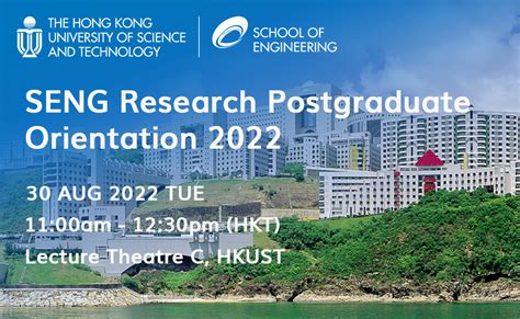 Hkust Engineering Research Postgraduate Orientation 2022 University