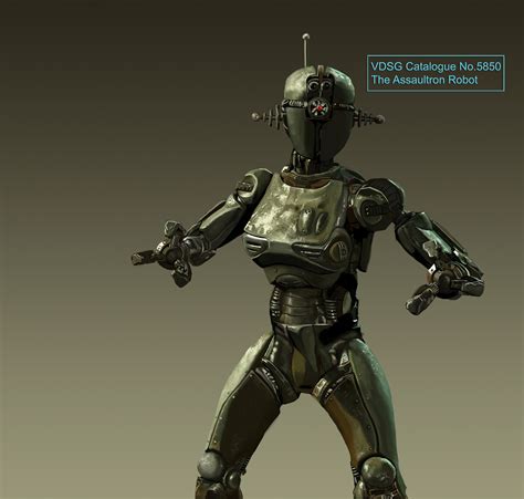 Fallout 4 The Assultron Robot On Behance