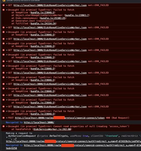 Serviceworker Errors Inactive Tab Keepalive · Issue 862 · Axafranceoidc Client · Github
