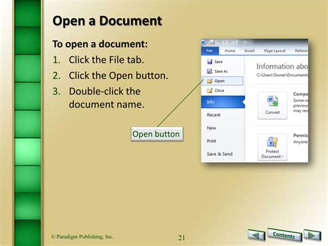 Ppt Word 2010 Level 1 Unit 1 Editing And Formatting Documents Chapter