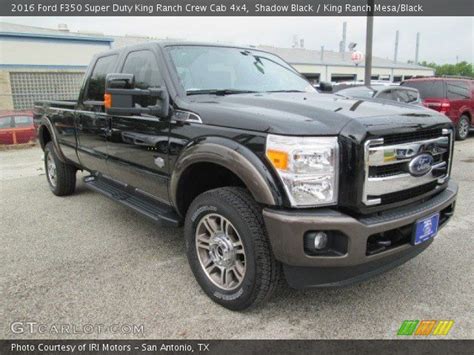 Shadow Black 2016 Ford F350 Super Duty King Ranch Crew Cab 4x4 King
