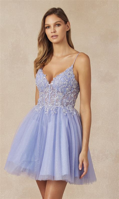 V Neck Short A Line Homecoming Dress Promgirl