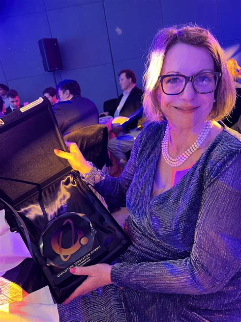 Being Nominated For The Quantum Leadership Award At The Quantum Innovation Summit In Dubai Was