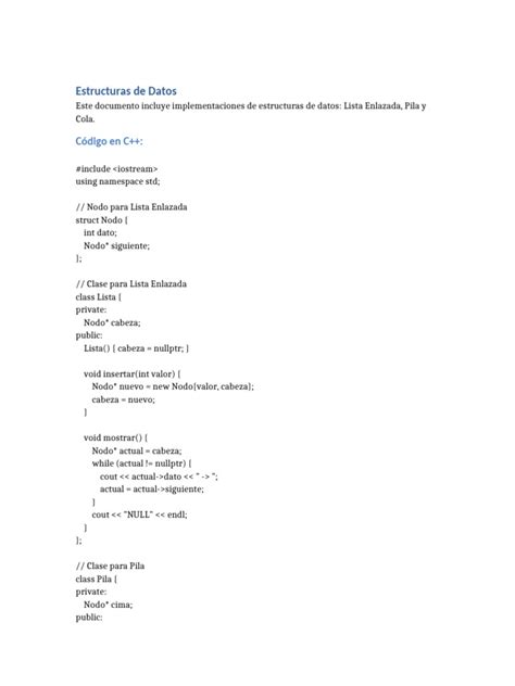 Estructuras De Datos Pdf Programación Orientada A Objetos Programación De Computadoras