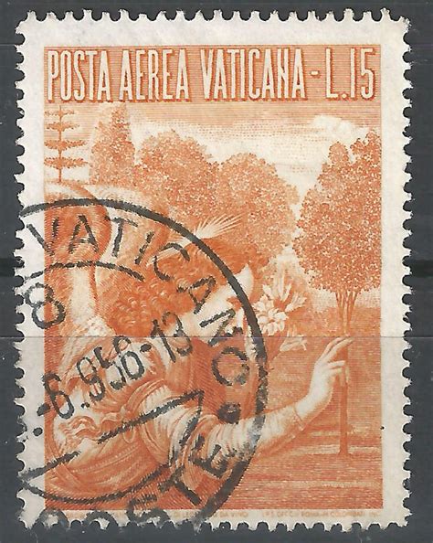 243 Posta Aerea Vaticana 15 L Briefmarken
