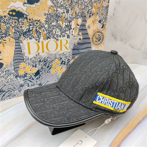 Christian Dior Black Cd Cap Theluxurytag