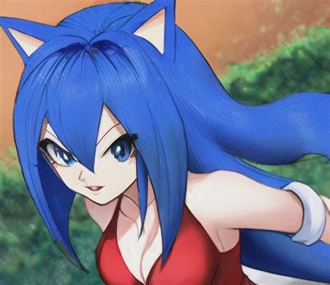 Sonic Woman Ai Generated 2 By Ahmaar On Deviantart